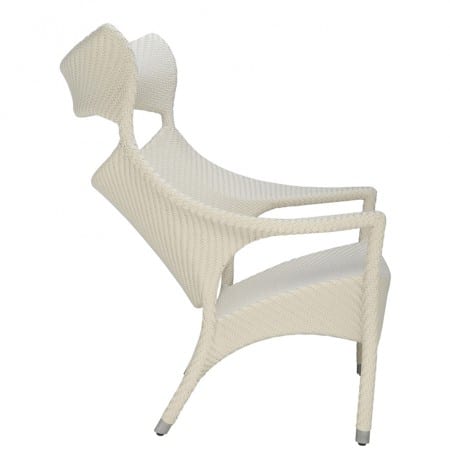 Amari High Back Lounge Chair – Limestone | Cabana Home