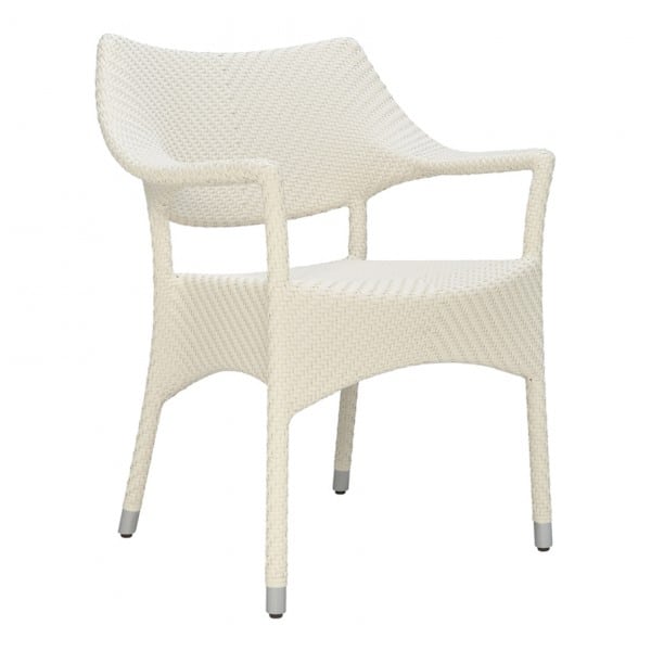 Janus et Cie Amari Dining Arm Chair-Limestone - Cabana Home