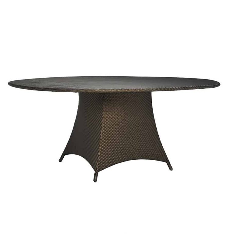 Janus et Cie Amari Round Dining Table 180- Bronze (71" diameter ...