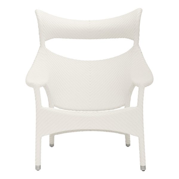 Amari High Back Lounge Chair - Limestone - Cabana Home