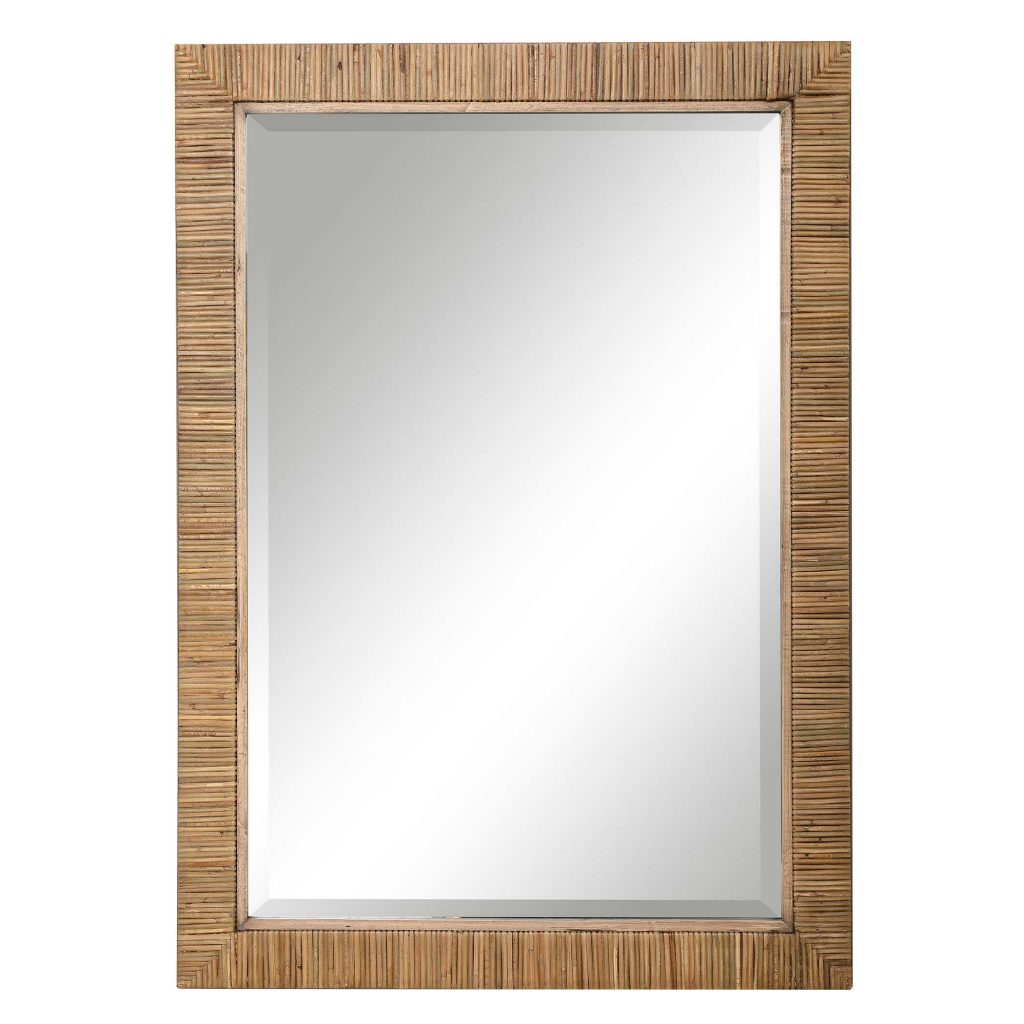 Wrapped Rattan Mirror - Cabana Home